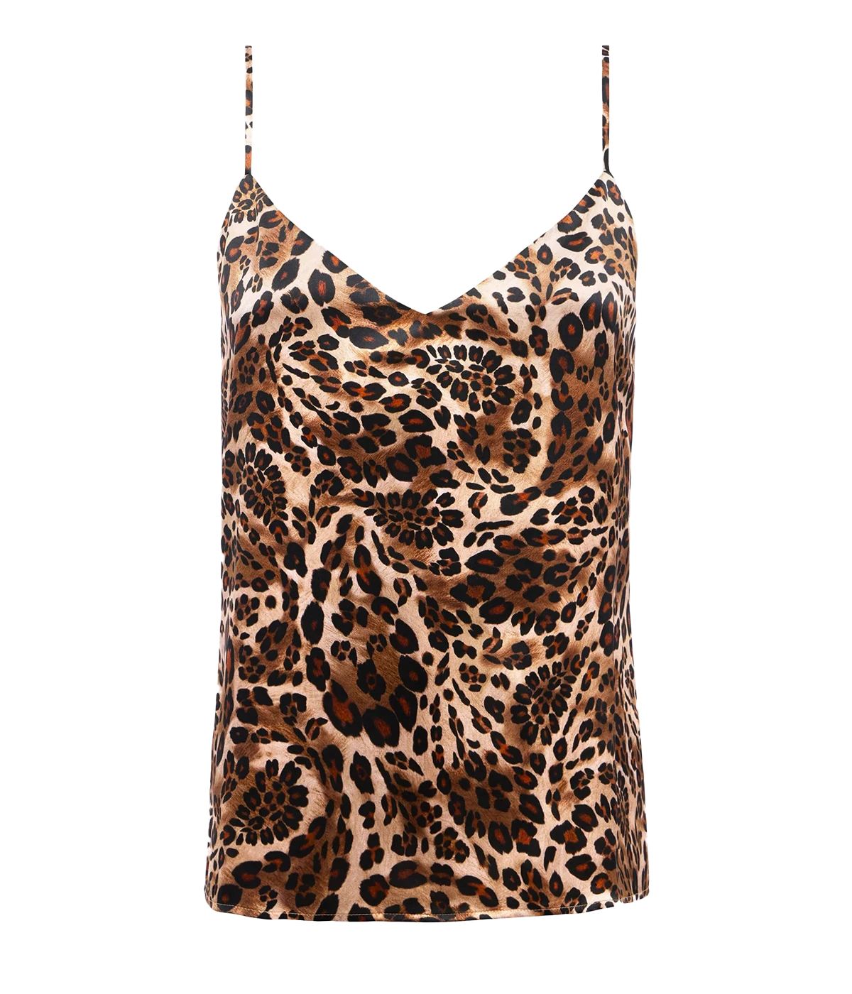 Jane Spaghetti Strap Top in Cinnamon Swirl Paisley