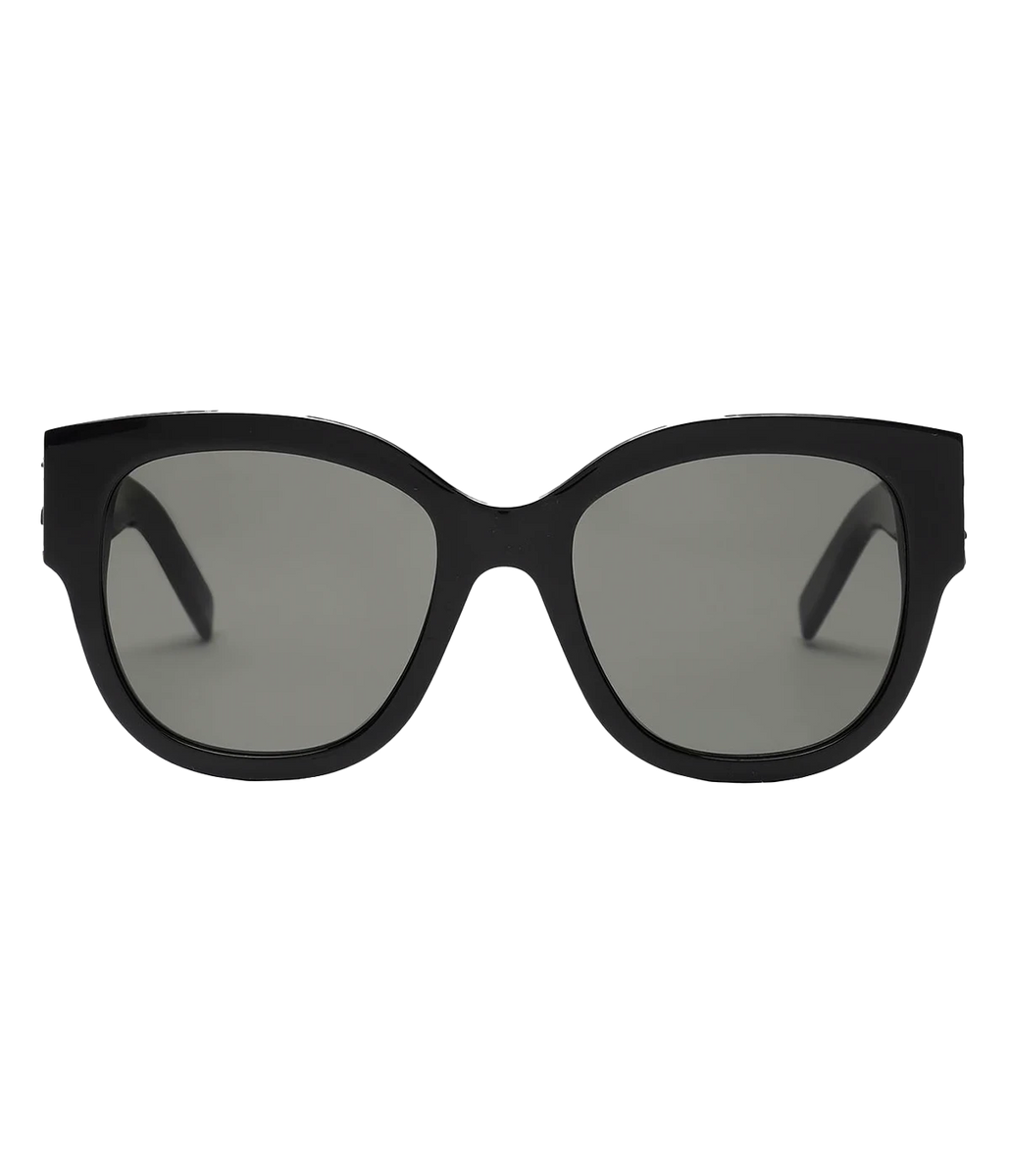 Oversized Frame Sunglasses In Black Calexico