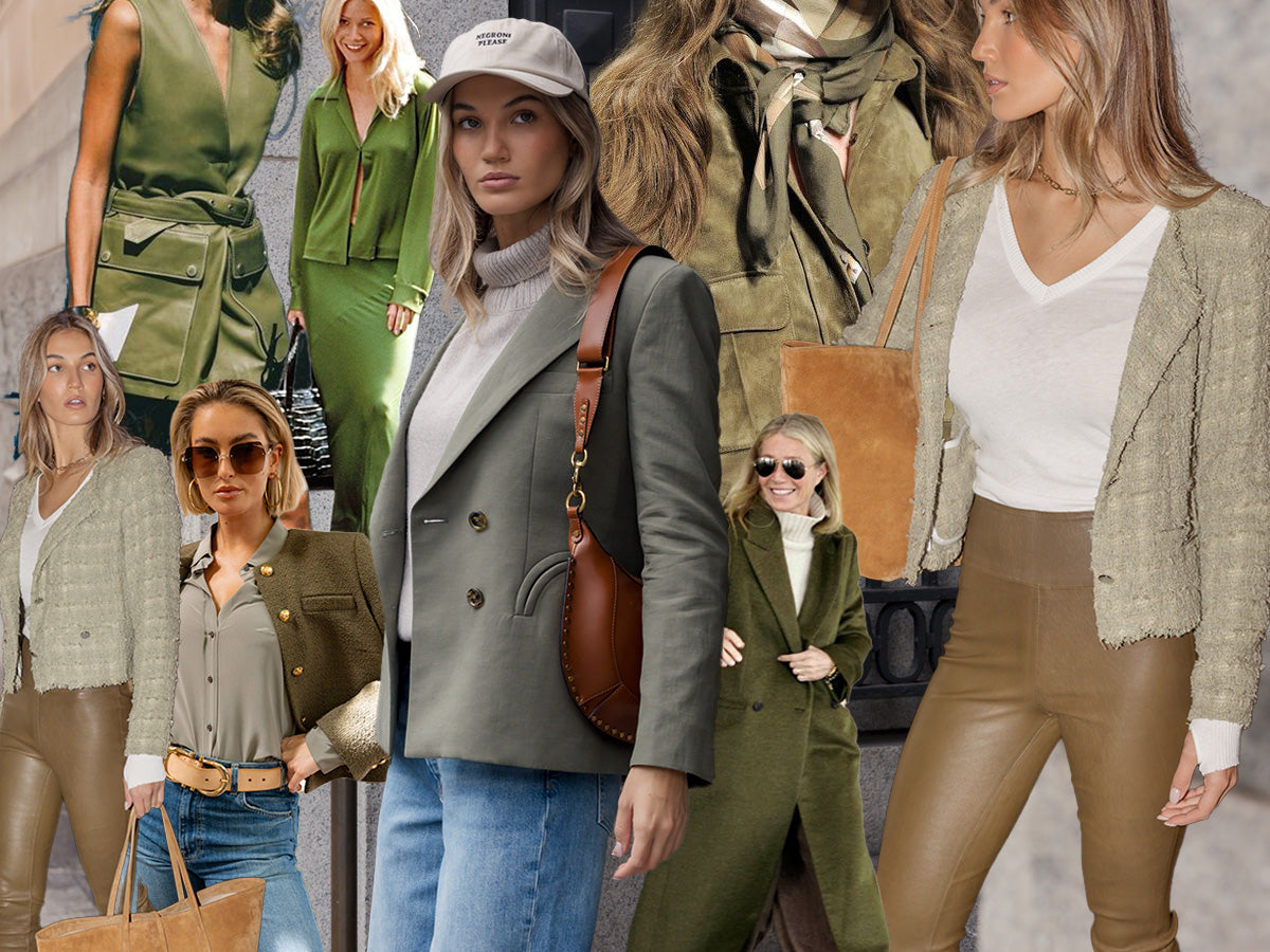 How To Style Olive Green: Women's Designer Fashion Guide