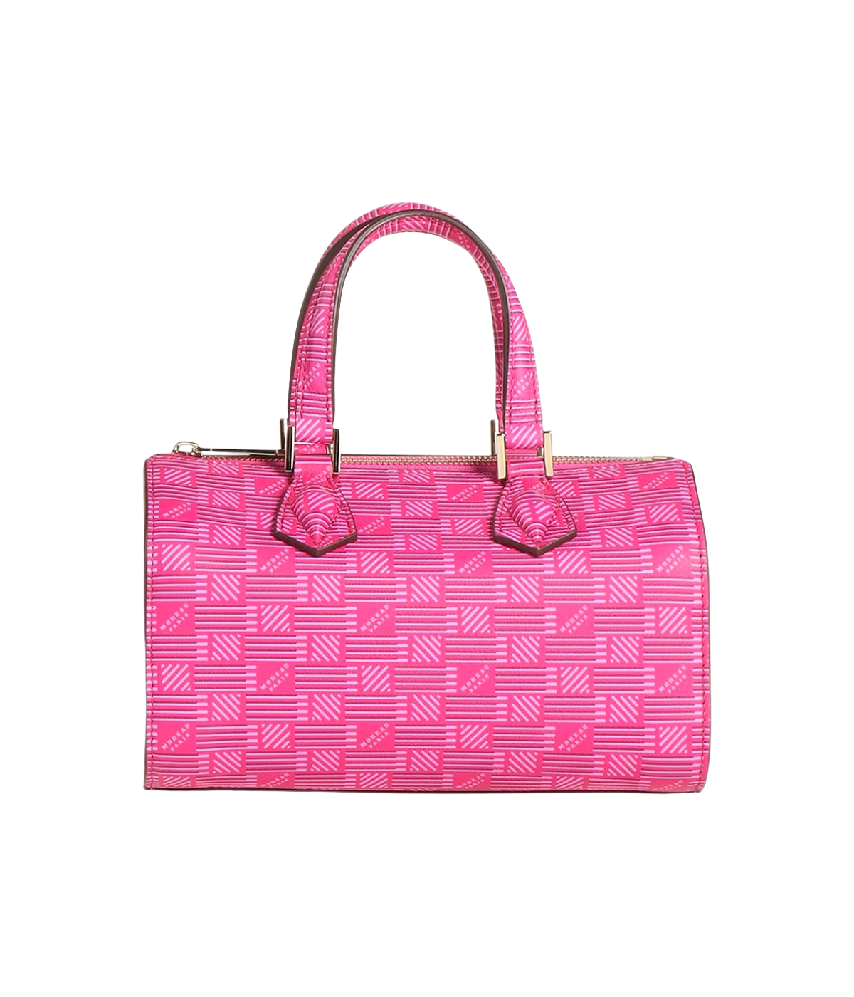 *FINAL SALE* Liberte Boston Bag in Fuchsia & Cream